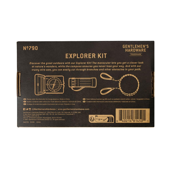 Gentlemen's Hardware – Explorer Kit - zinello.si